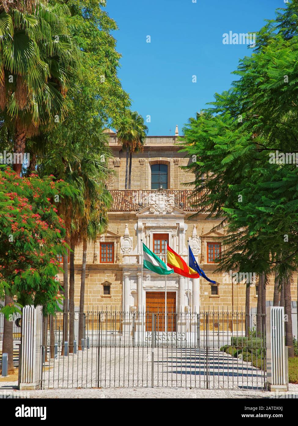 Parliament of Andalusia building in Seville Stock Photo - Alamy