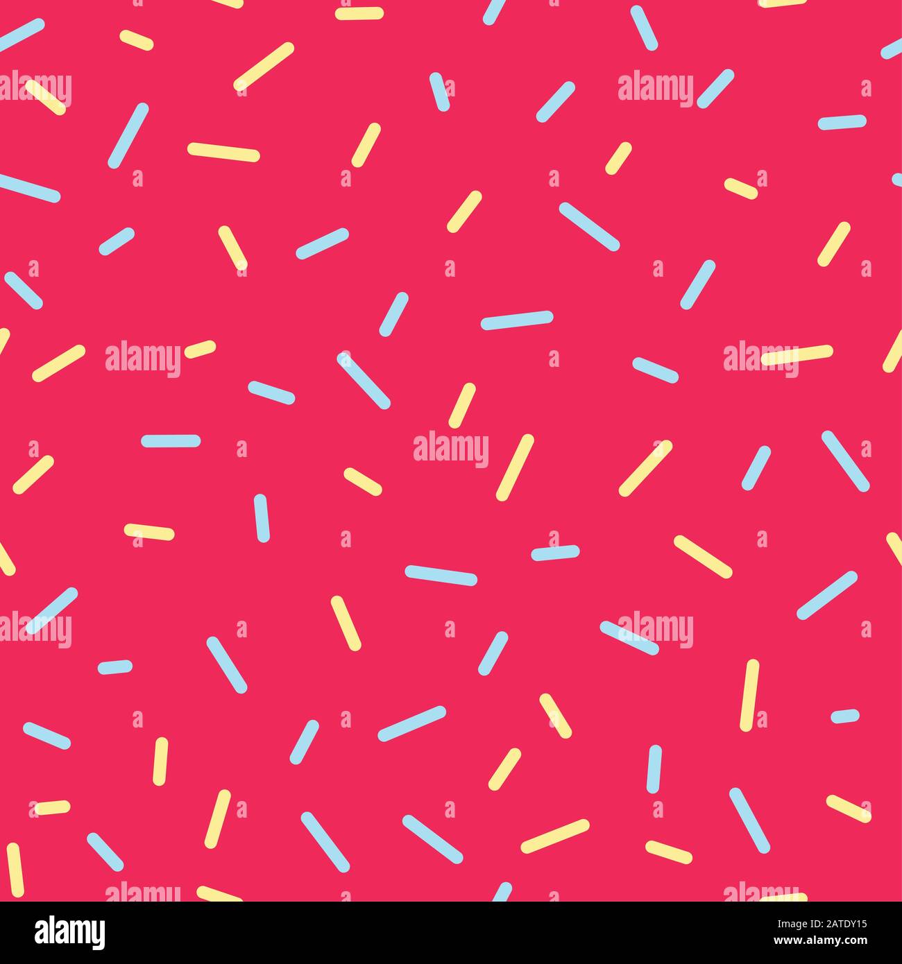 Donut glaze seamless pattern. Cream texture with topping of colorful ...