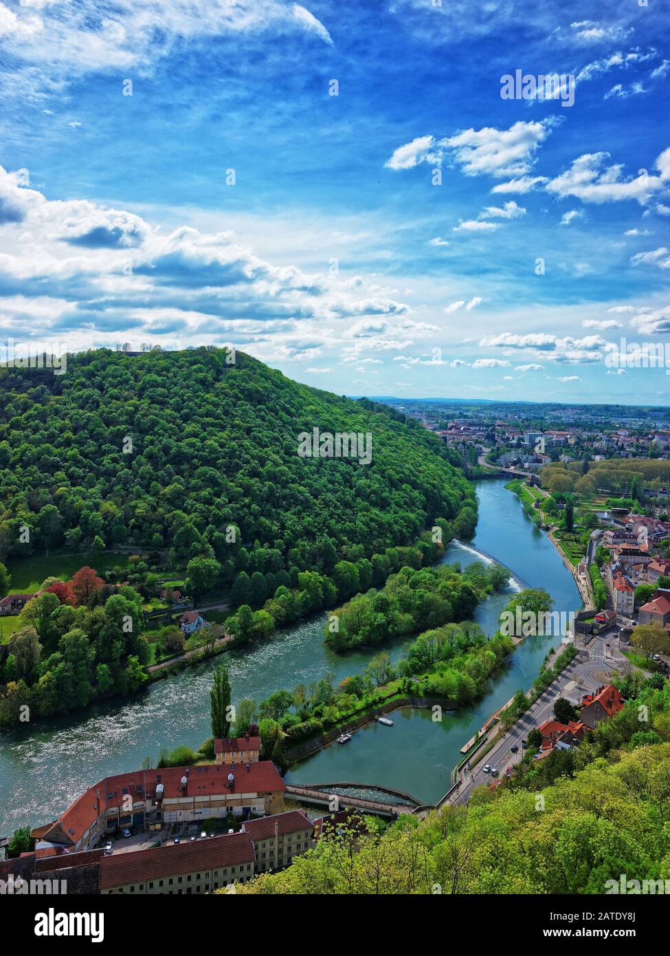 Besancon aerial view hi-res stock photography and images - Alamy