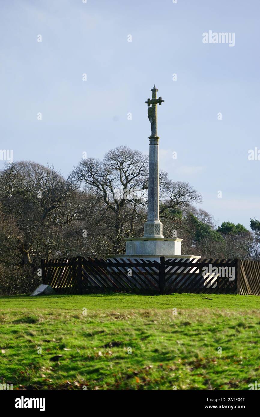 Katherine's Cross in Ampthill Park Stock Photo - Alamy
