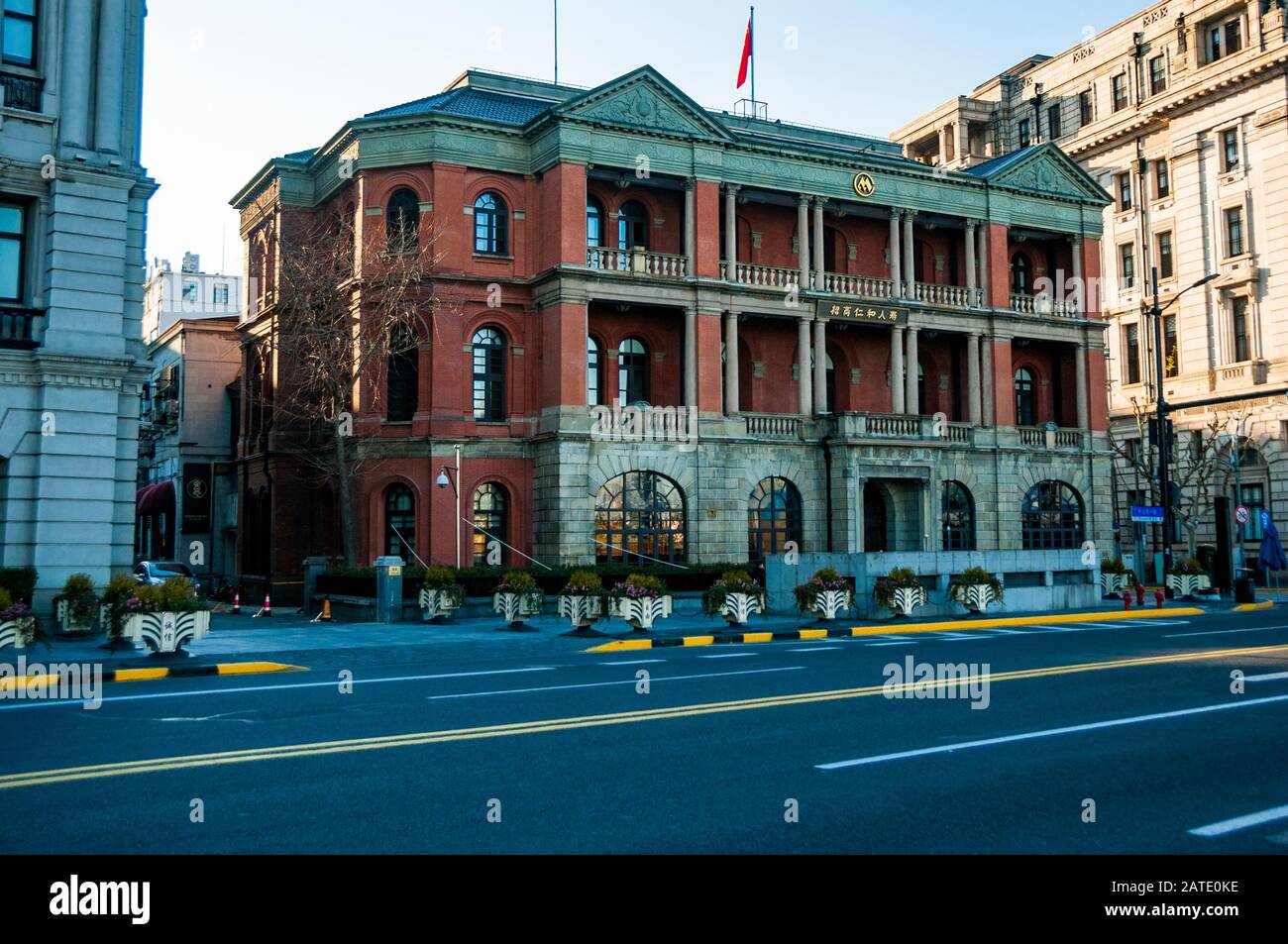 The red brick China Merchants Company Building at no.9 on Shanghai’s ...
