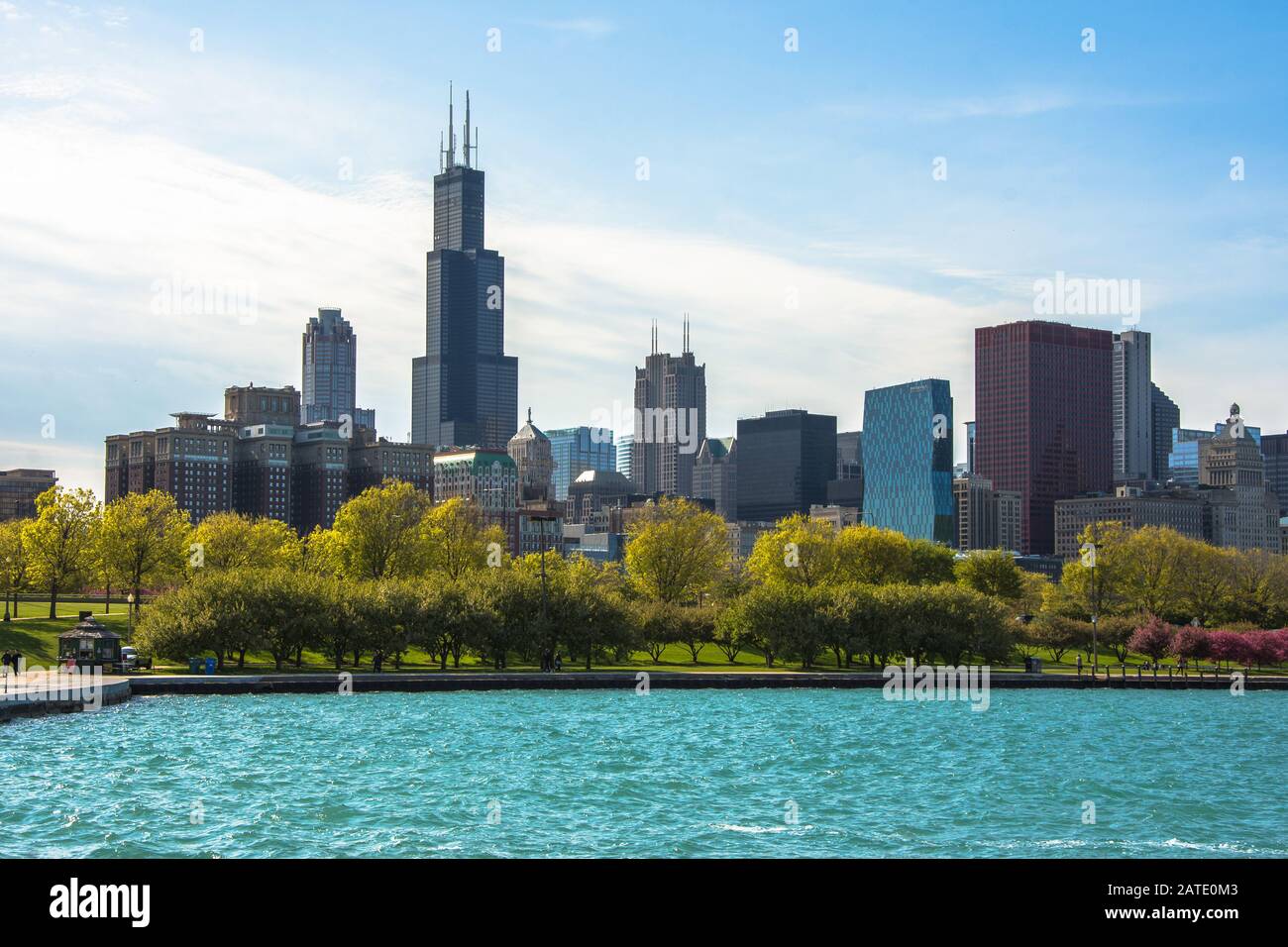 Chicago panorama cityscape Stock Photo - Alamy
