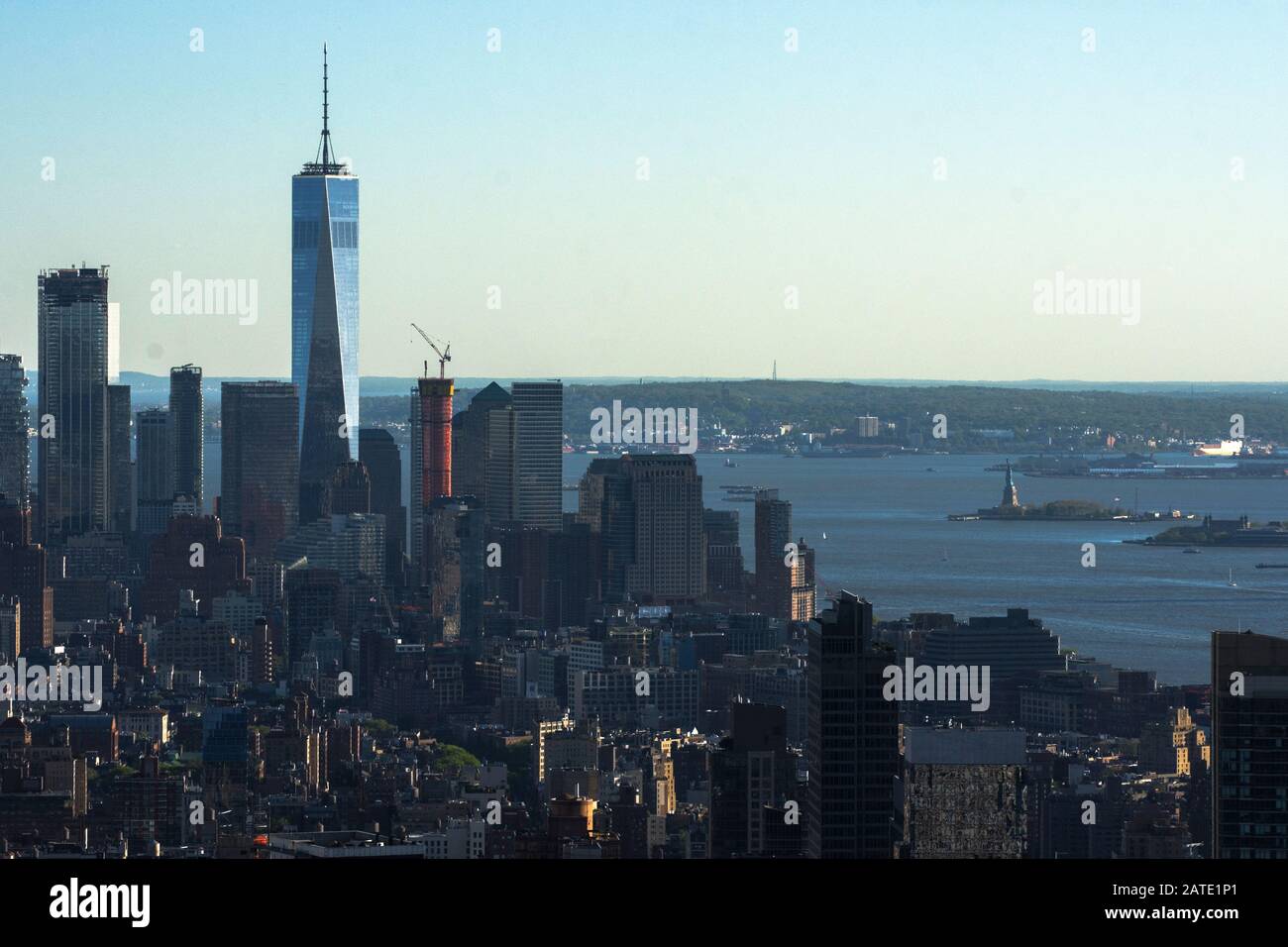 New York City. Wonderful panoramic aerial view of Manhattan Midtown ...
