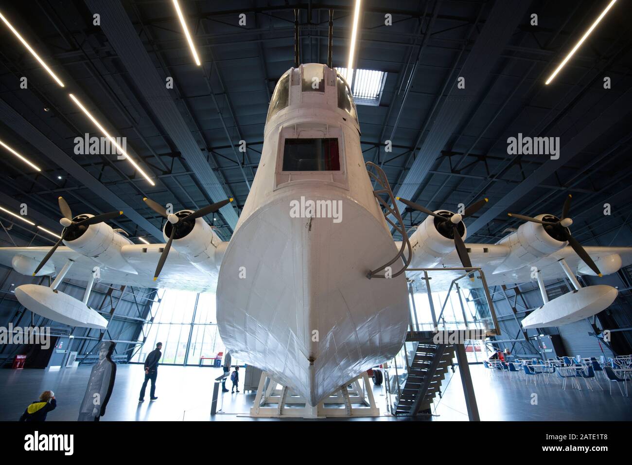 Short Sunderland MR5 Flying Boat - RAF Museum - London Stock Photo - Alamy