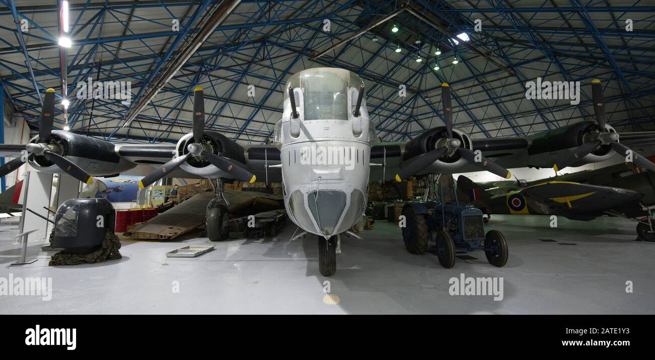 Consolidated B-24L Liberator bomber on display at the RAF Museum London ...