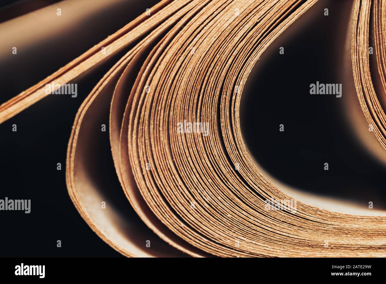 Close up beautiful ancient book pattern background for design. The book ...