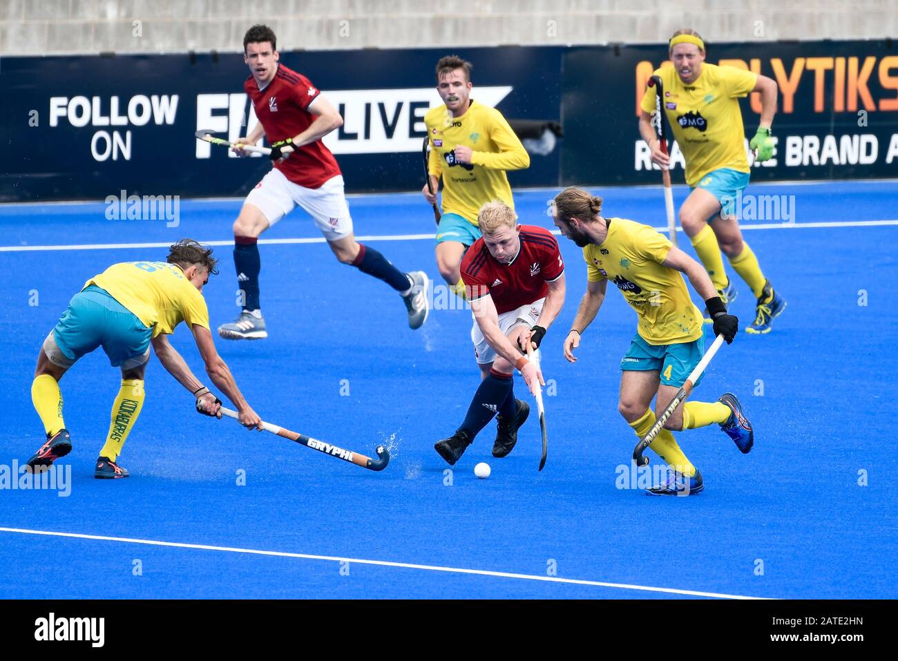 Sydney, Australia. 02nd Feb, 2020. International FIH Field Hockey ...