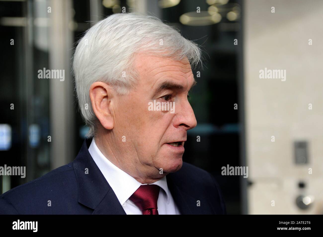 London, UK. 2nd Feb, 2020. John McDonnell Labour MP appears on Andrew ...