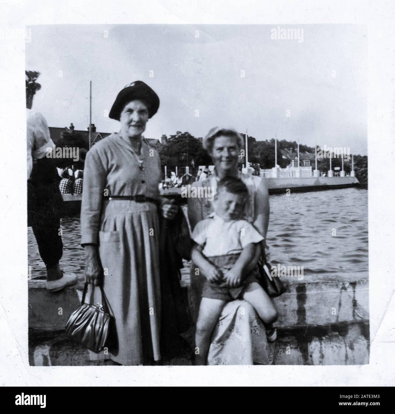 Family Holiday at the Seaside, Summer 1960s Britain Stock Photo - Alamy