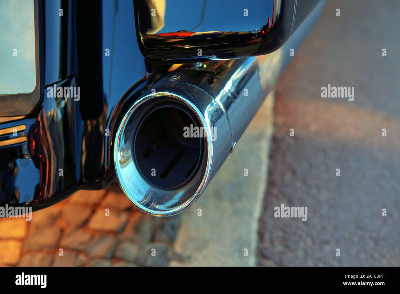 Sport muffler car background hi-res stock photography and images - Alamy