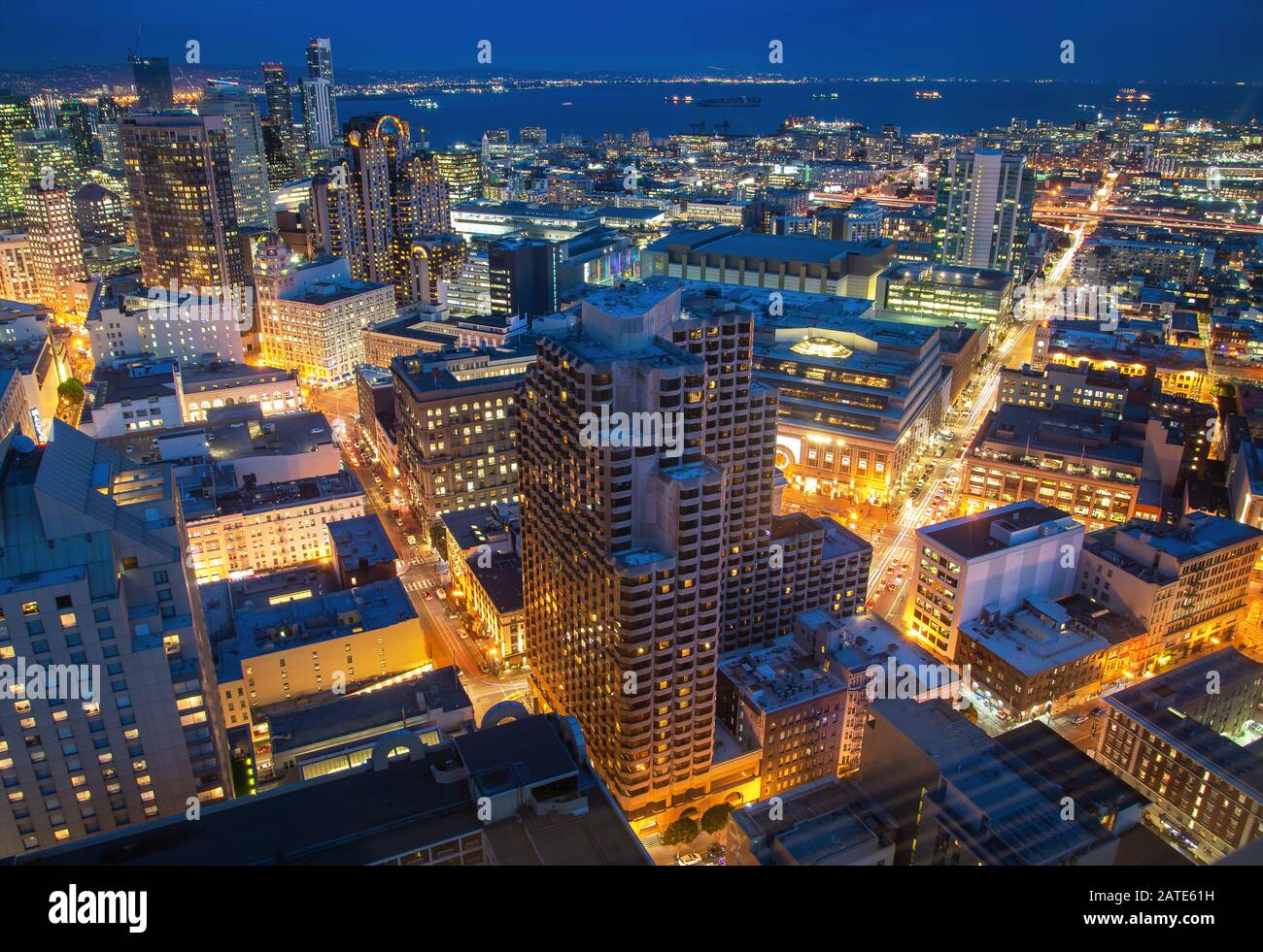 Aerial cityscape view of San Francisco, California, USA Stock Photo - Alamy