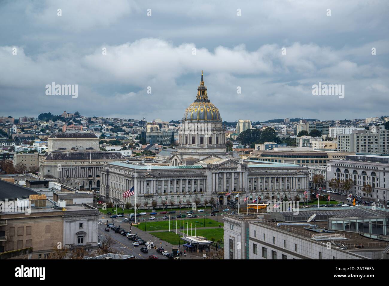 San Francisco City Hall is Beaux-Arts architecture and located in the ...
