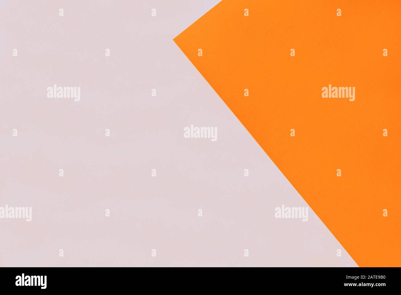 Abstract colored paper, light pink and orange background. Minimalistic ...