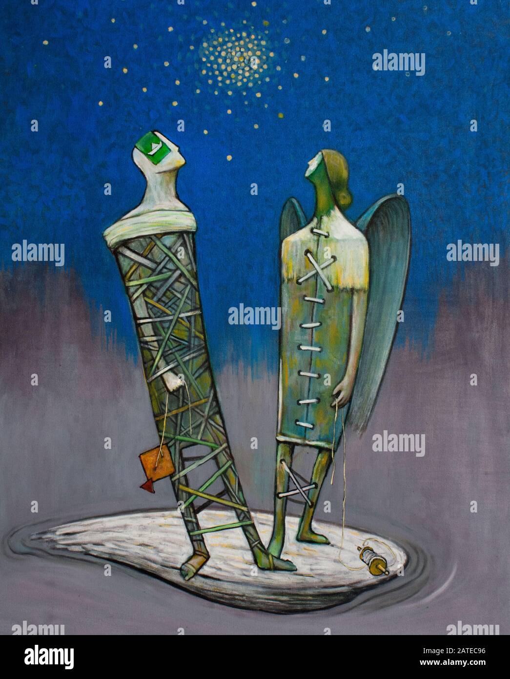 Guardian angels painting hi-res stock photography and images - Alamy