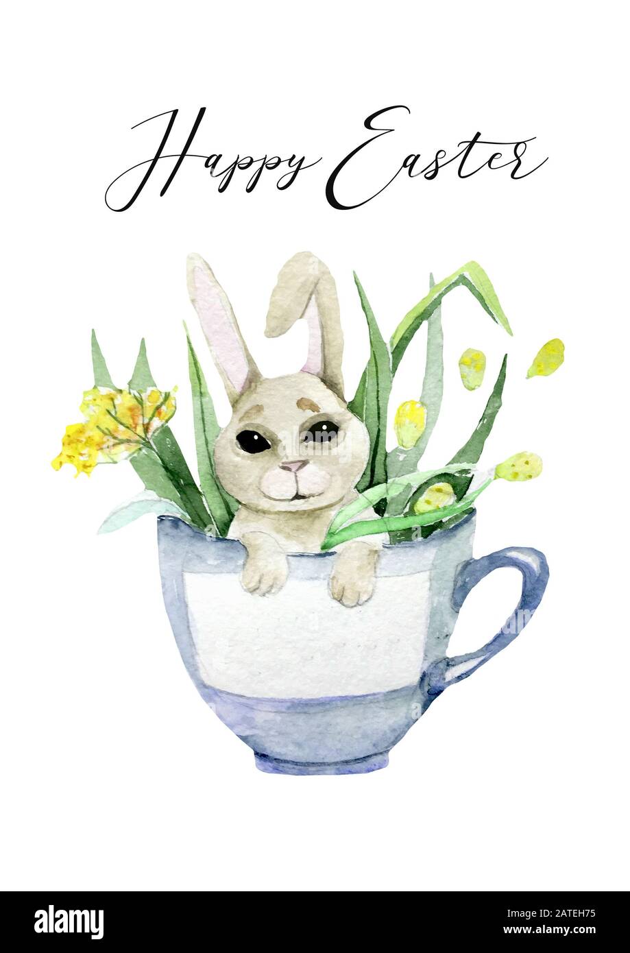 Happy Easter Bunny Card