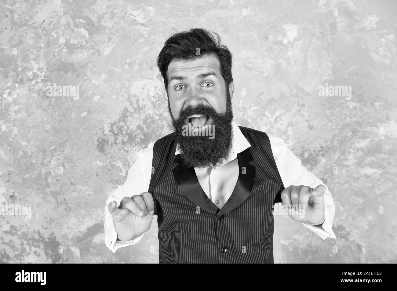 Bearded jewish man. Guy mature bearded stylish dressed in shirt and ...