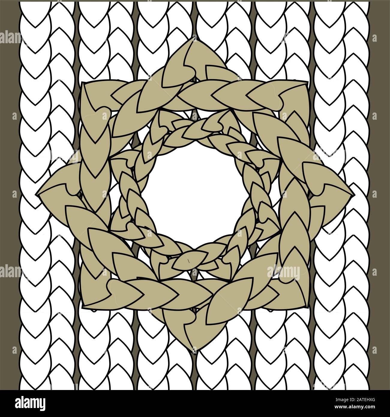 White knit soft fabric Stock Vector Images - Alamy