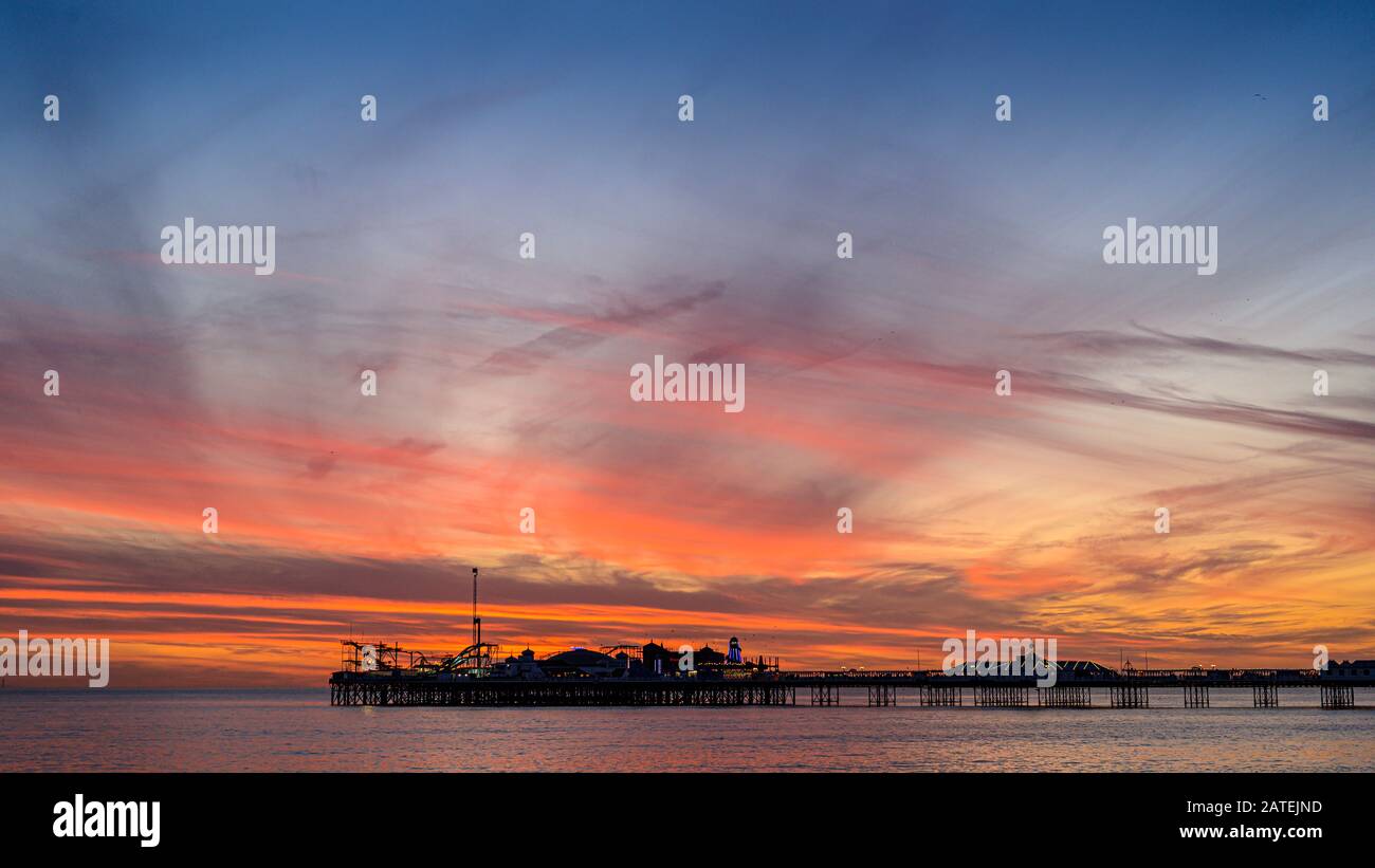 Brighton pier sky hi-res stock photography and images - Alamy