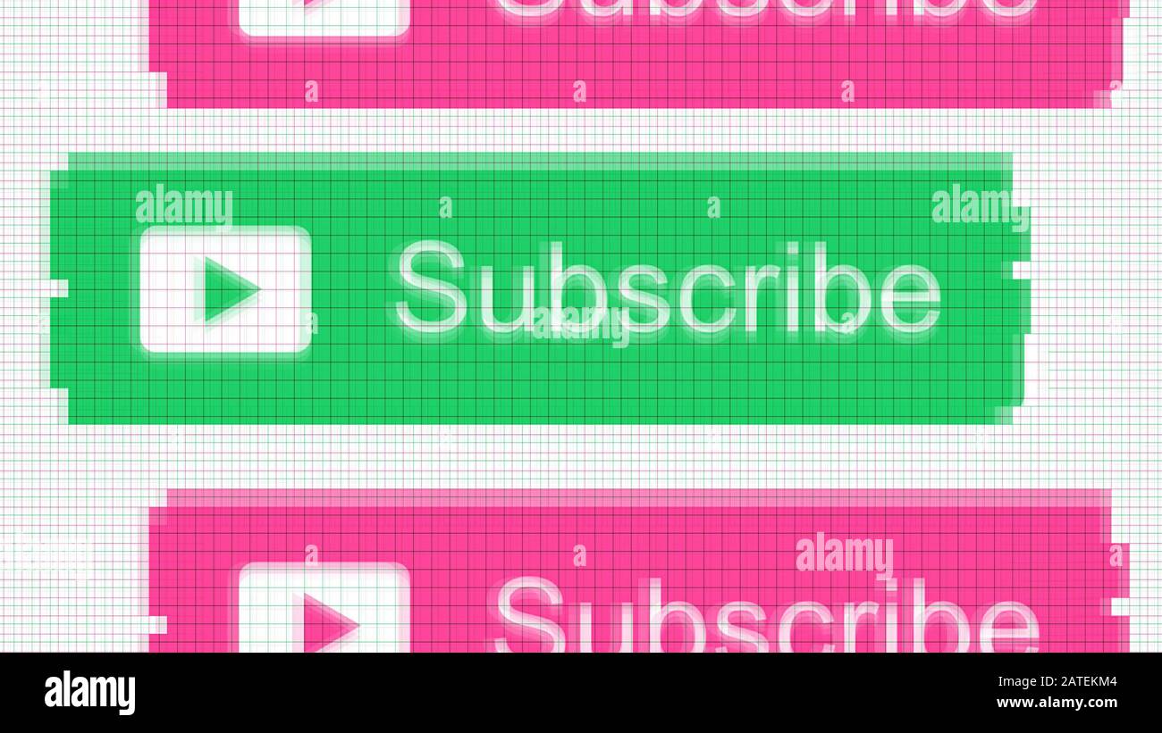 Original subscribe button, glitch effect Stock Photo - Alamy Original subscribe button, glitch effect Stock Photo - Alamy