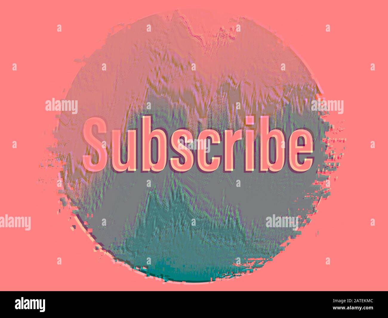 Unique pixelated Subscribe button icon Stock Photo - Alamy