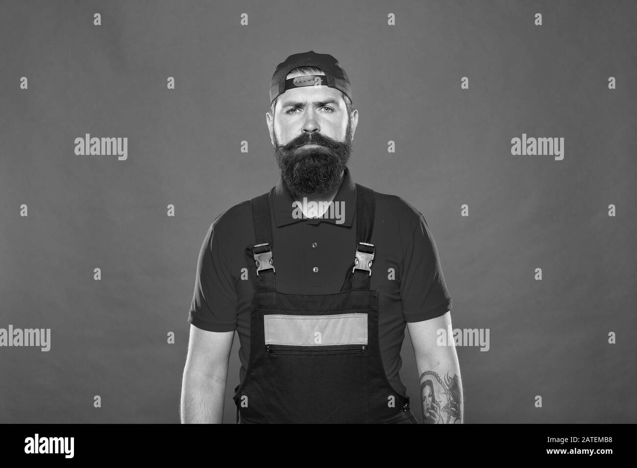 Handyman around the house Black and White Stock Photos & Images - Alamy