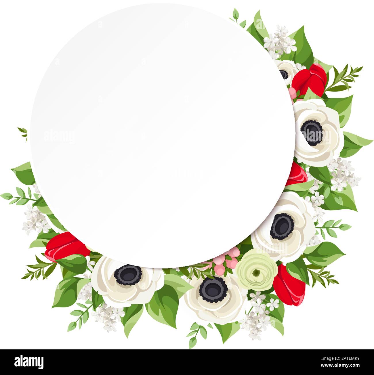 Wedding invitation card natural Cut Out Stock Images & Pictures - Alamy