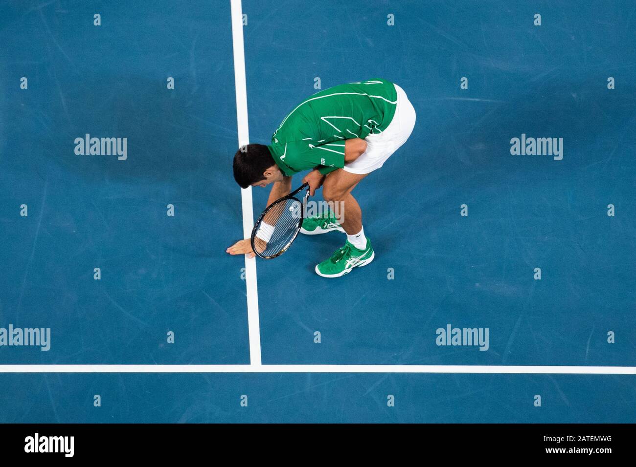 Melbourne, Australia. 2nd Feb, 2020. Novak Djokovic of Serbia ...