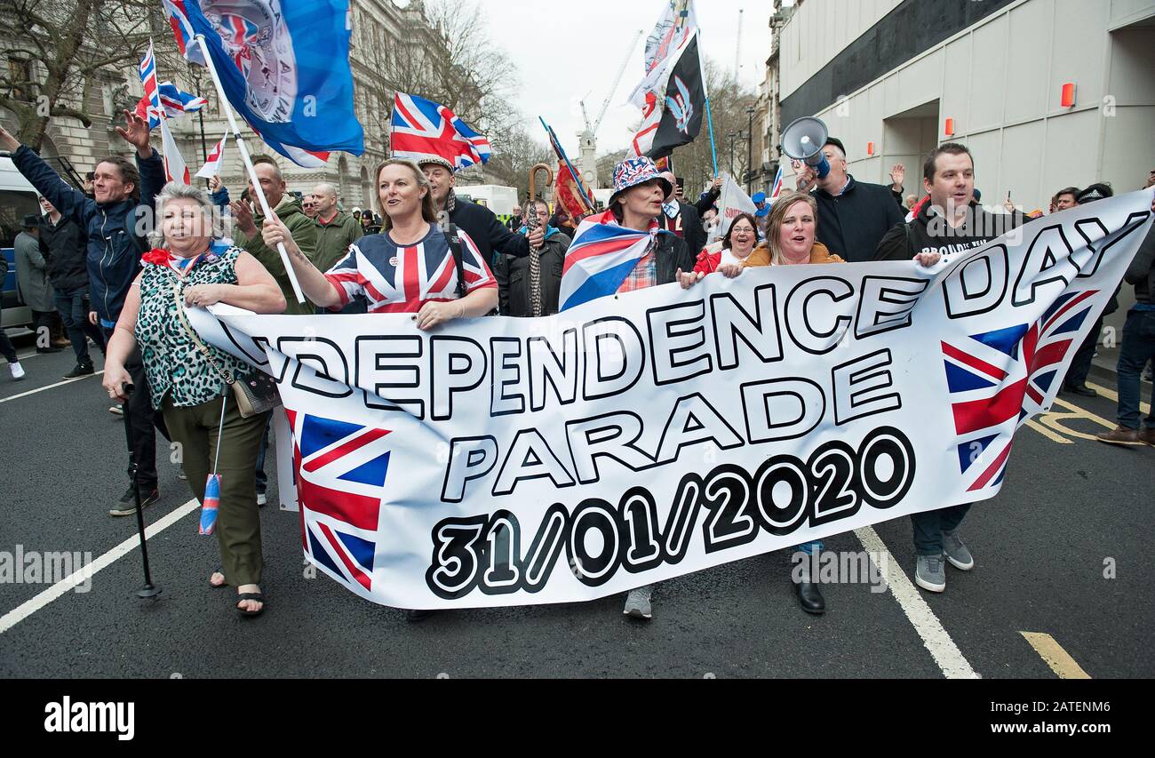 Brexit Day Celebrations Stock Photo - Alamy