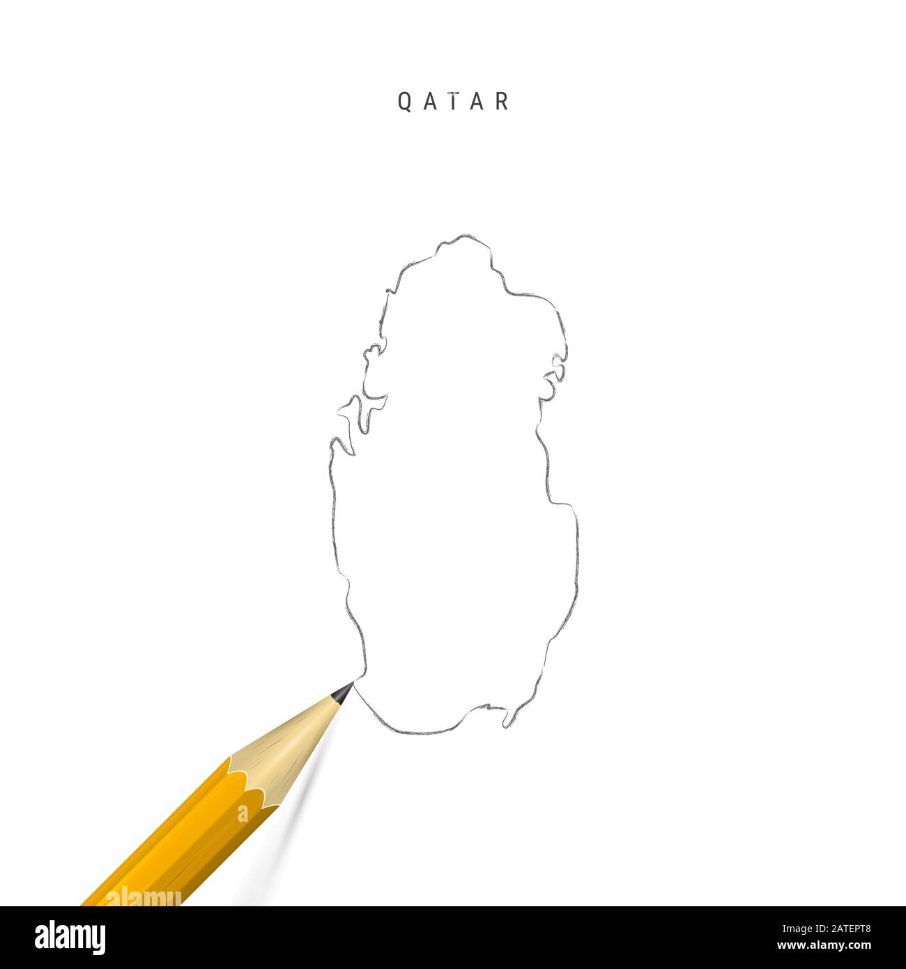 Qatar Map 3d High Resolution Stock Photography and Images - Alamy