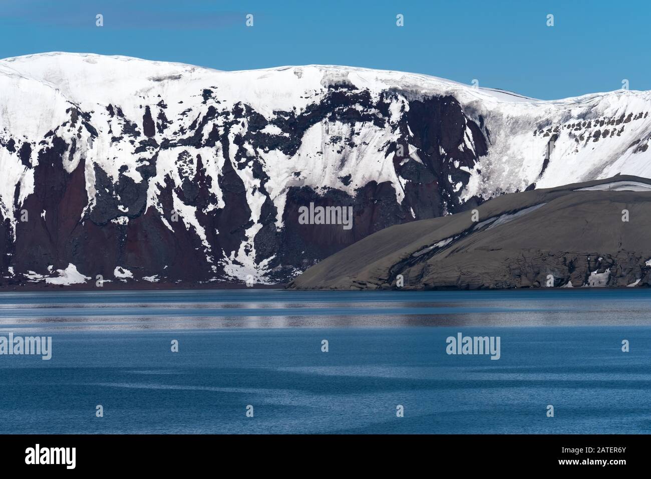 Inside the caldera of a volcano with relatively warm waters, Deception ...