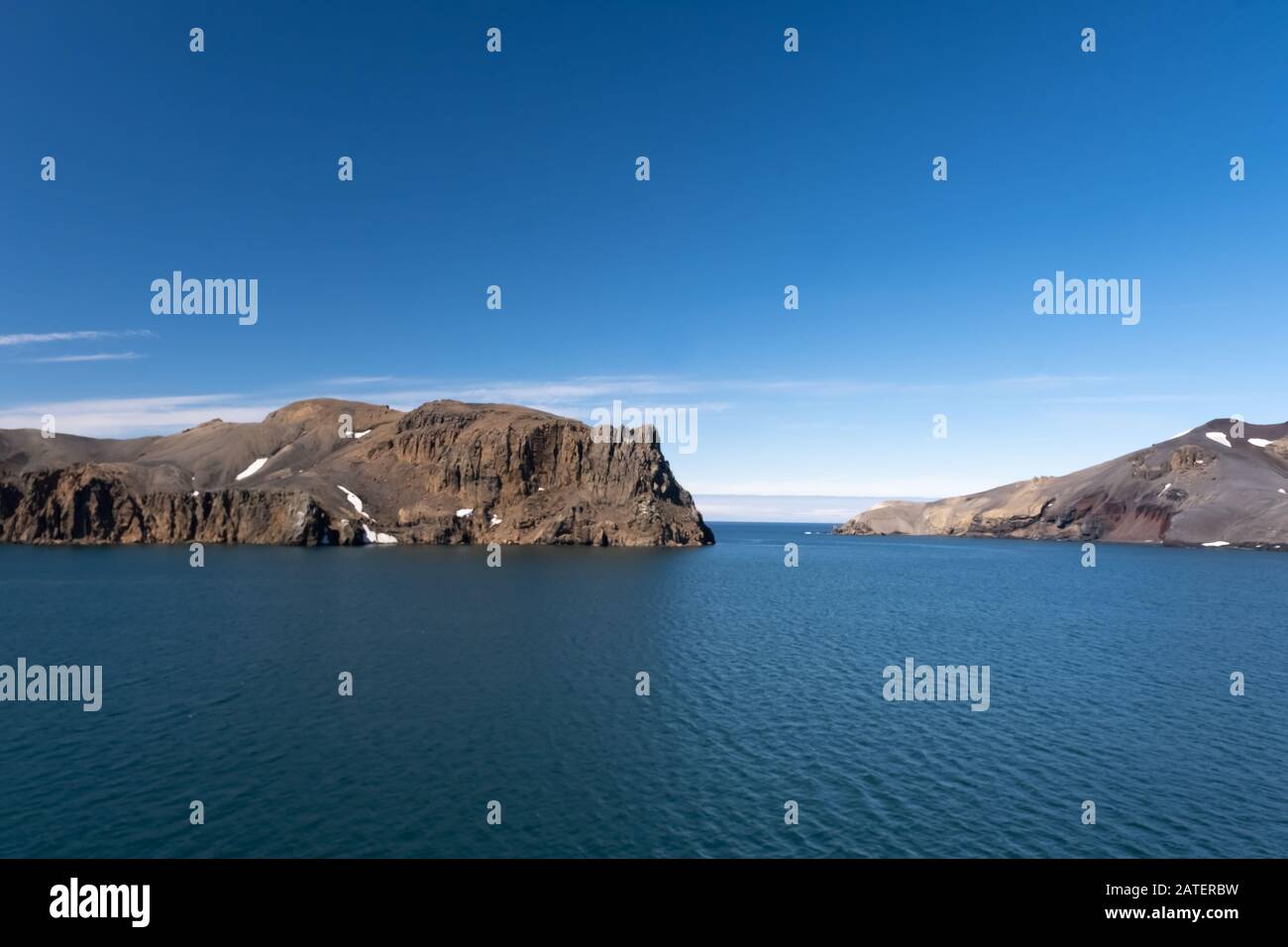 Inside the caldera of a volcano with relatively warm waters, Deception ...