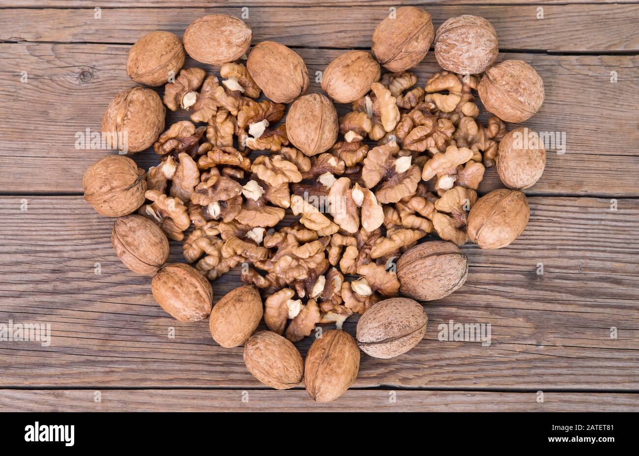 Nuts heart shape hi-res stock photography and images - Alamy