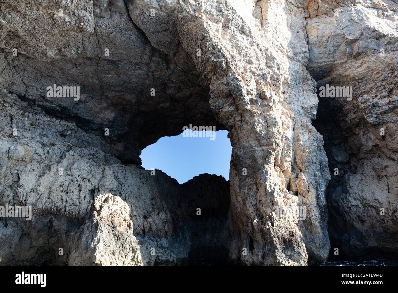 Crystal Lagoon view from ship, Comino, Malta Stock Photo - Alamy