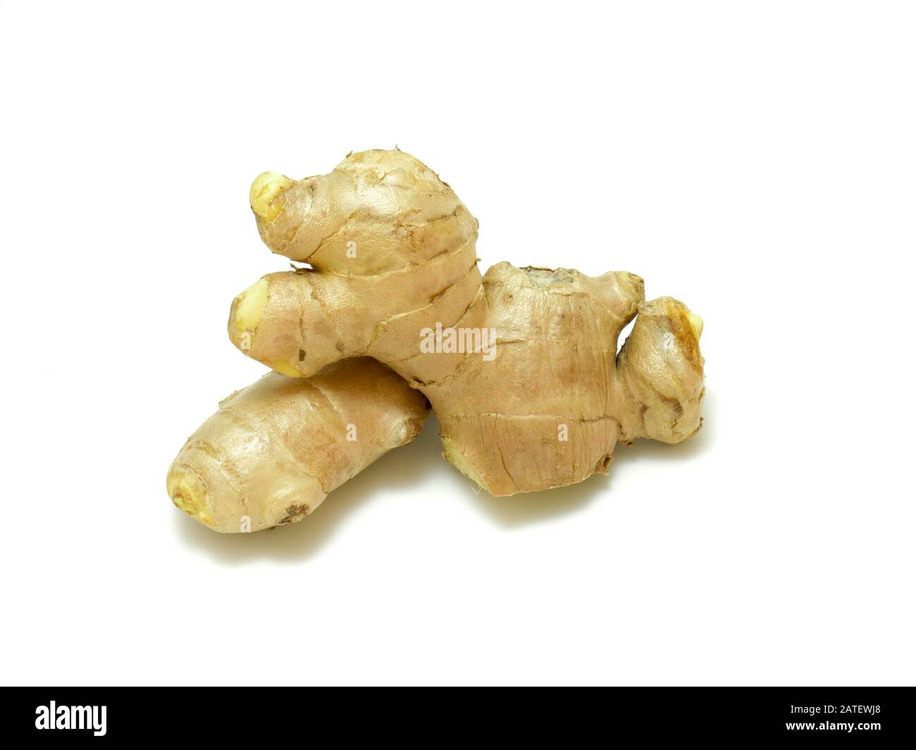 fresh ginger isolated on white background Stock Photo - Alamy