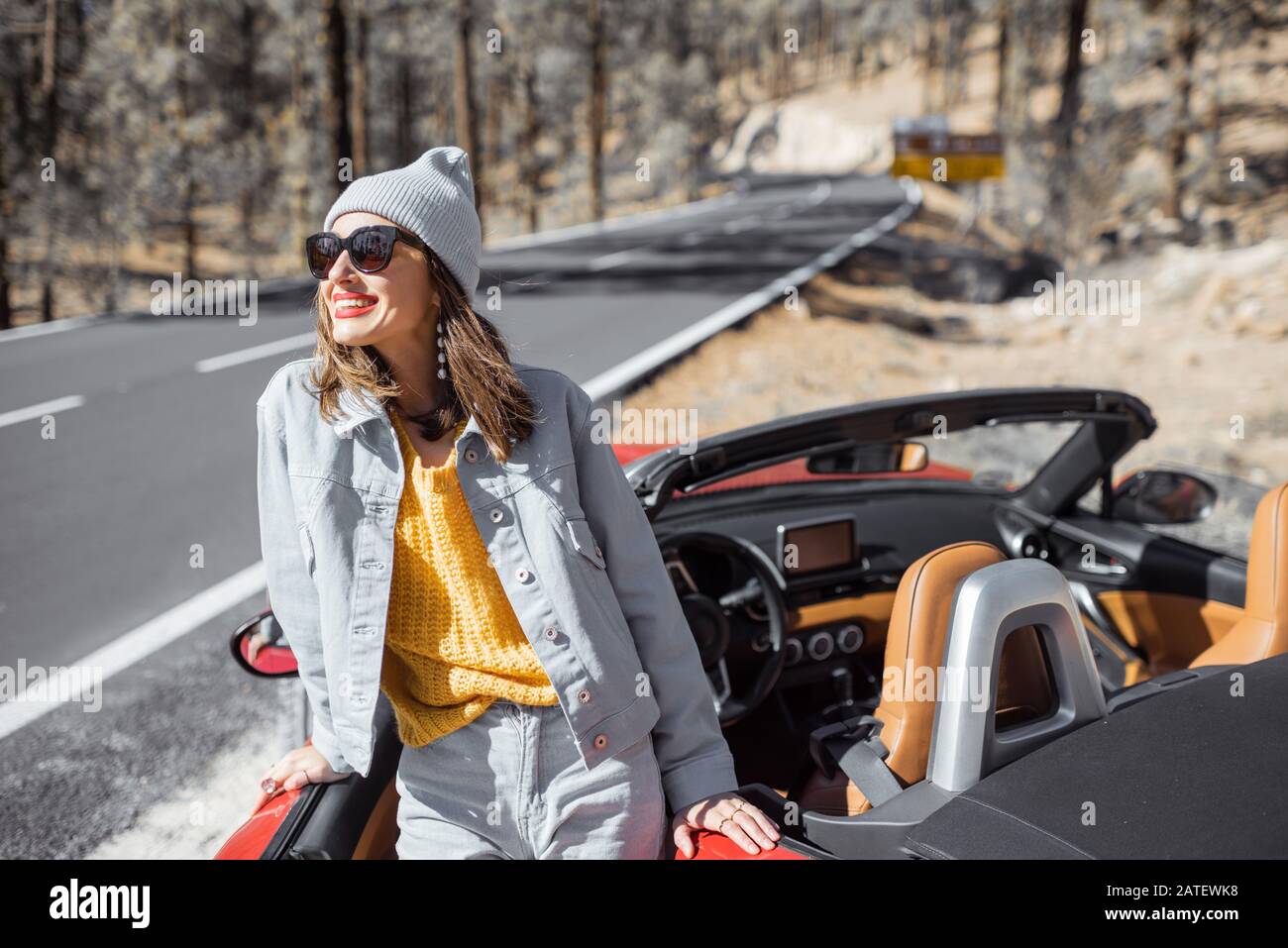 Geting out of car hi-res stock photography and images - Alamy