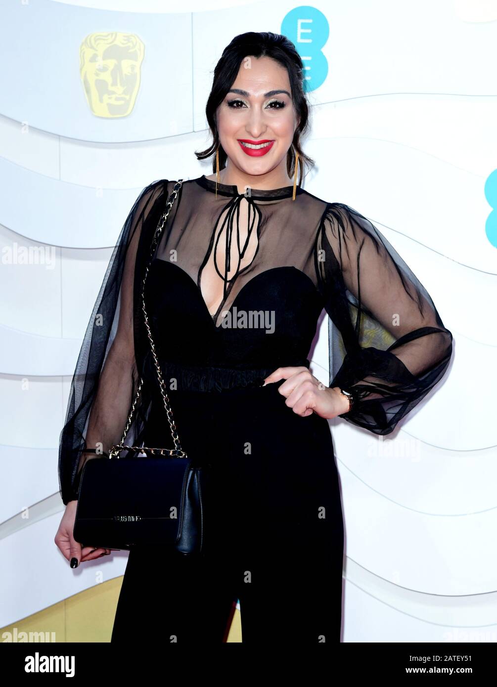 Saskia Chana attending the 73rd British Academy Film Awards held at the ...