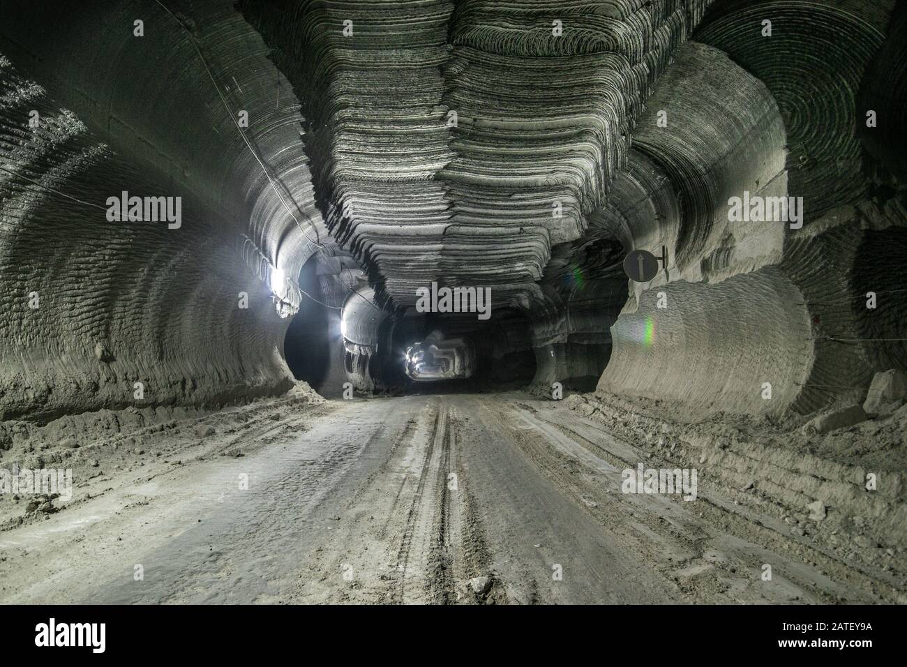 Mine machines in underground mines. Ukraine, Donetsk Stock Photo - Alamy