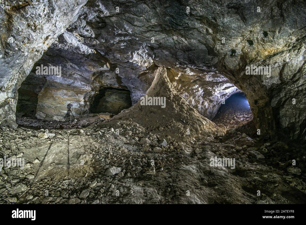 Mine machines in underground mines. Ukraine, Donetsk Stock Photo - Alamy