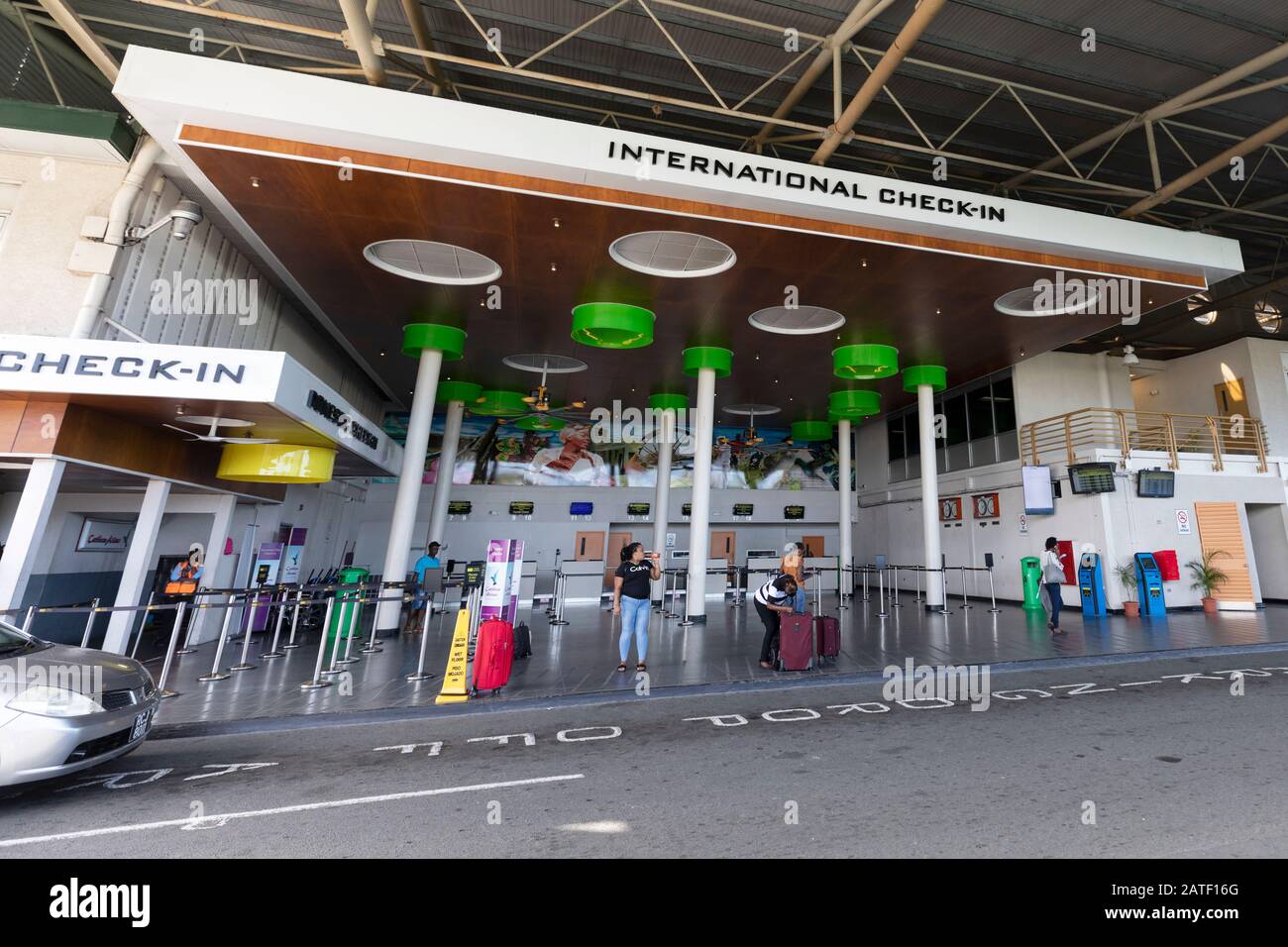 ANR Robinson International Airport terminal, Tobago Stock Photo - Alamy