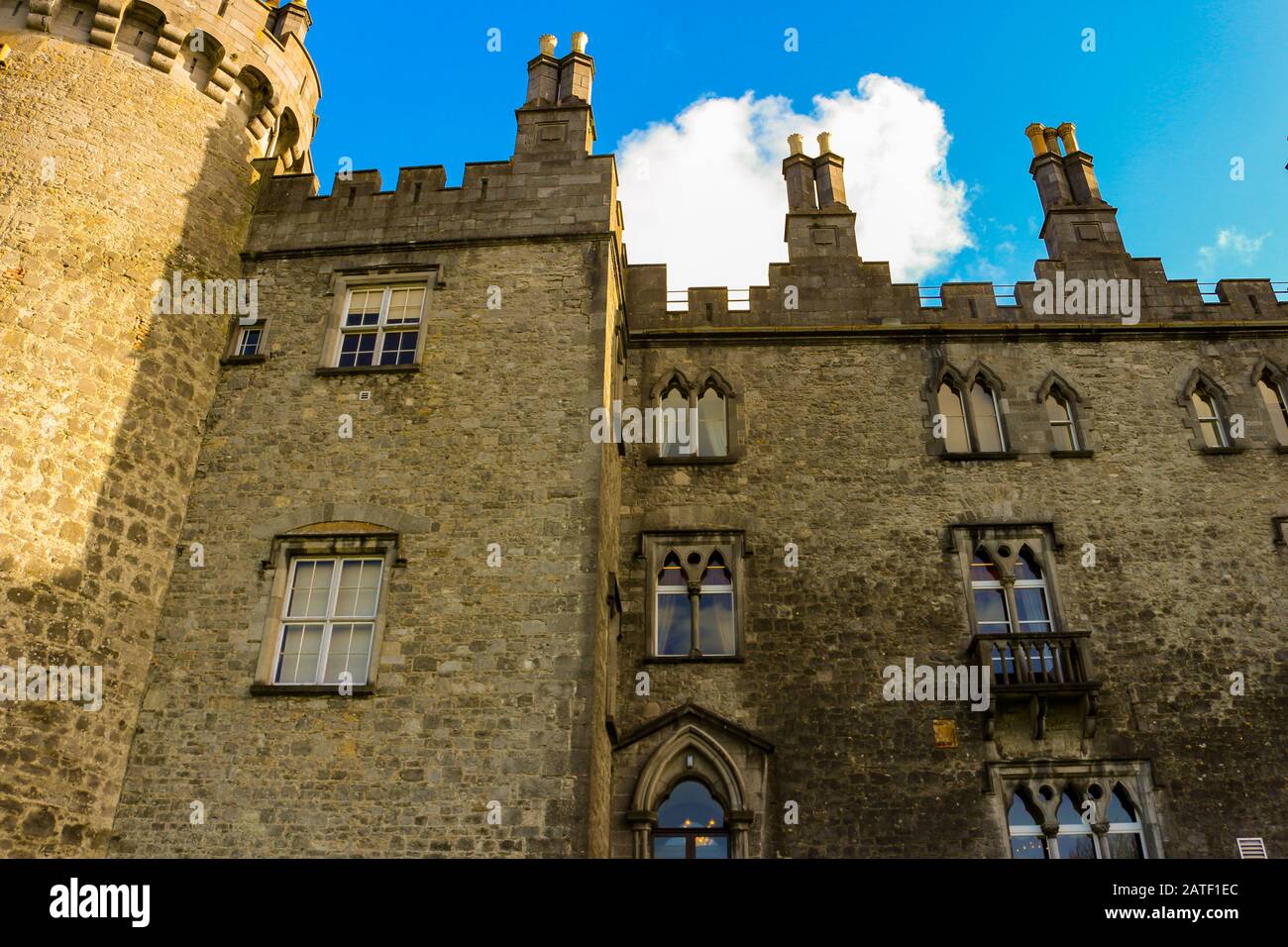 Kilkenny Ireland, January 20 2018: Editorial photograph of the famous ...