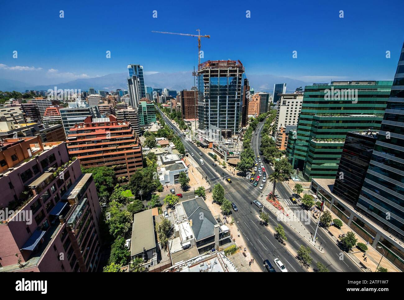 Construction site in santiago chile hi-res stock photography and images ...