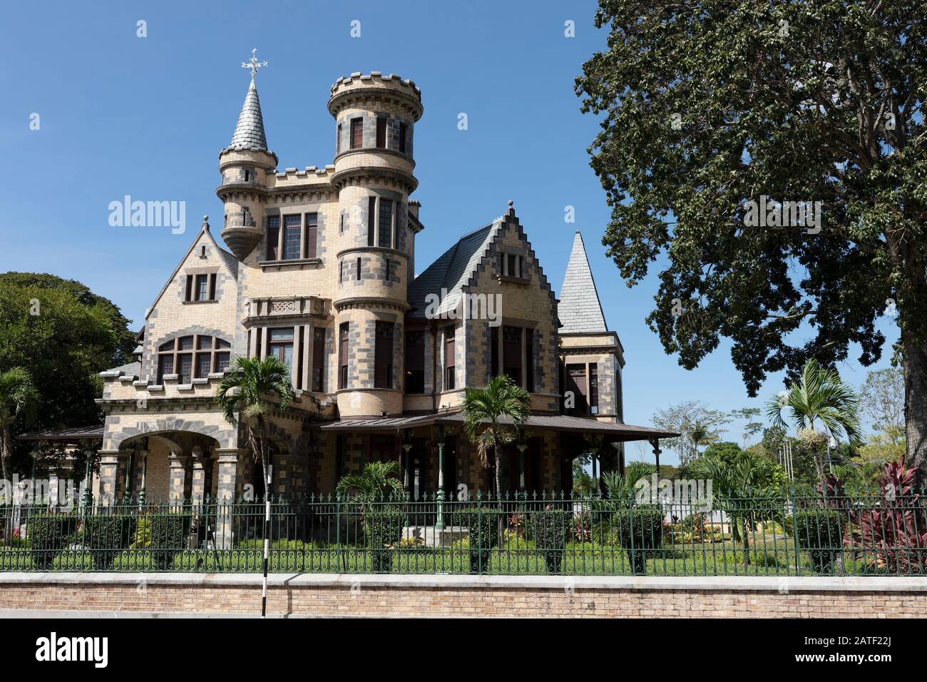 Stollmeyer's Castle, Port of Spain, Trinidad & Tobago Stock Photo - Alamy