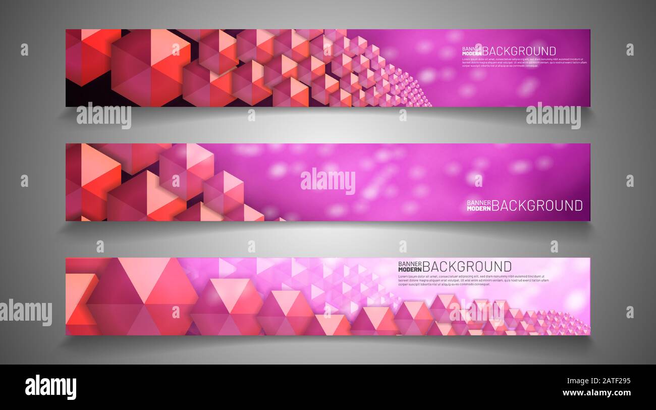 Set banner background for your design. vector graphic design ...