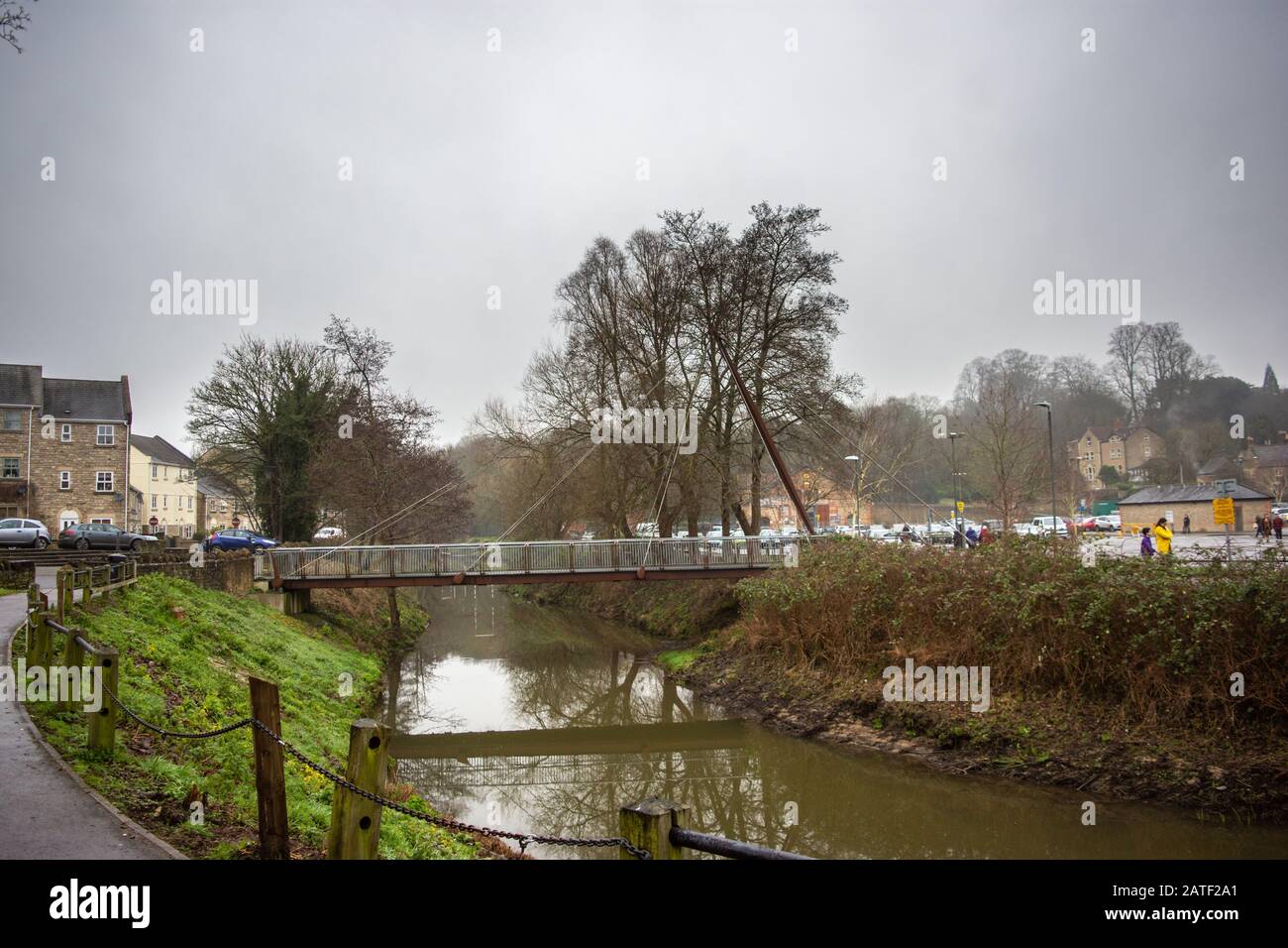 Cable stayed pedestrian bridges hi-res stock photography and images - Alamy