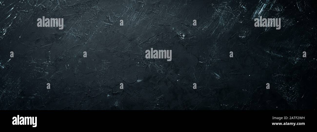 Black stone background. Top view. Free copy space Stock Photo - Alamy