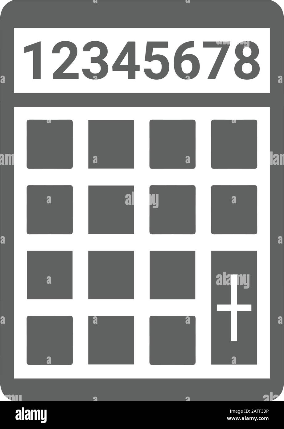 Fully editable Calculator vector icon, digital calculate machine for ...