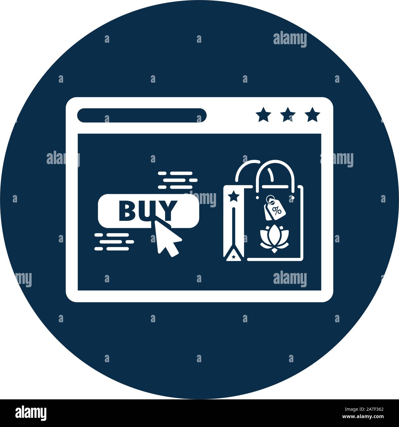 Buy online, internet shopping icon logo for various use like web, print ...