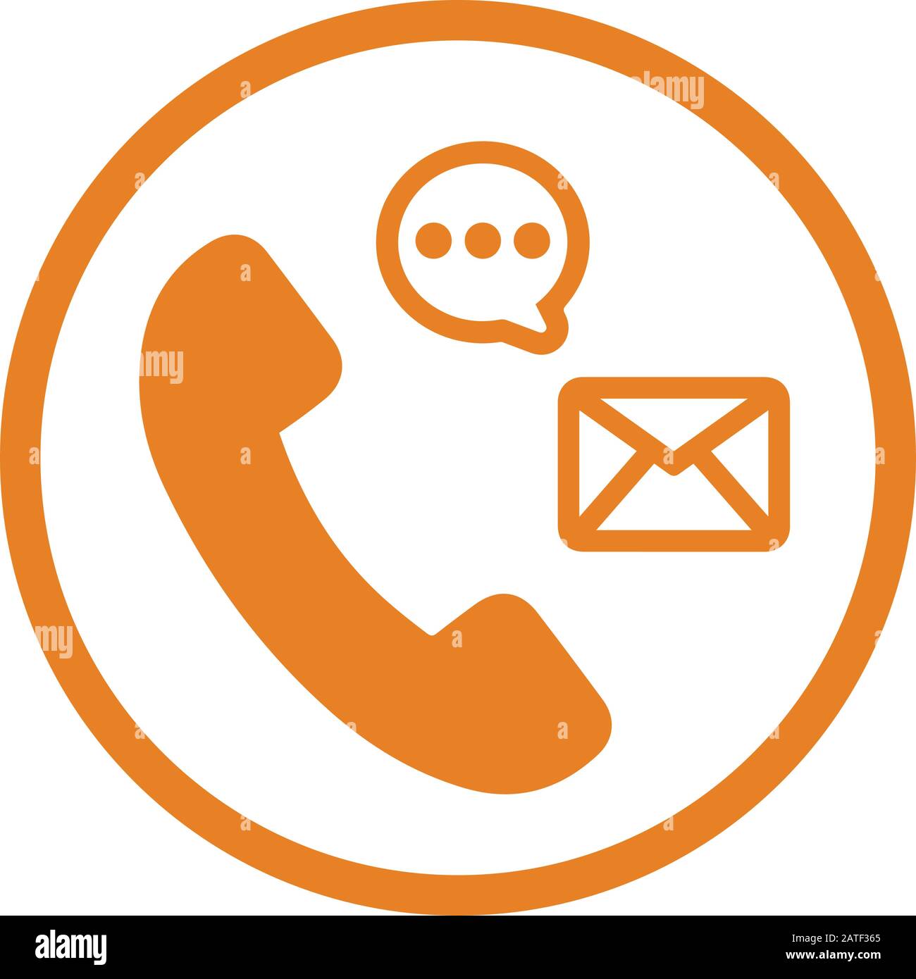 Well organized and fully editable Call, customer support, assistance ...