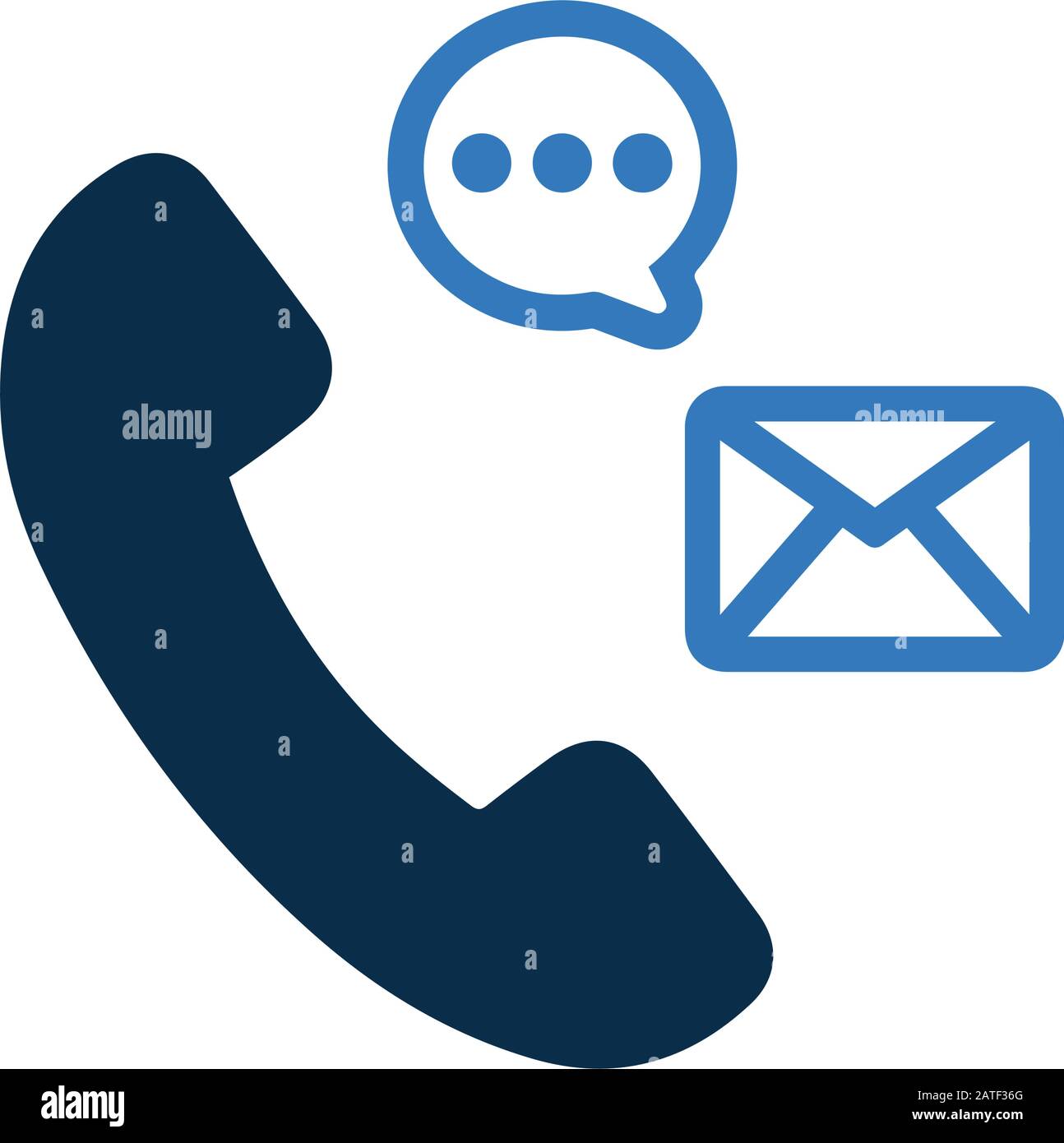 Well organized and fully editable Call, customer support, assistance ...