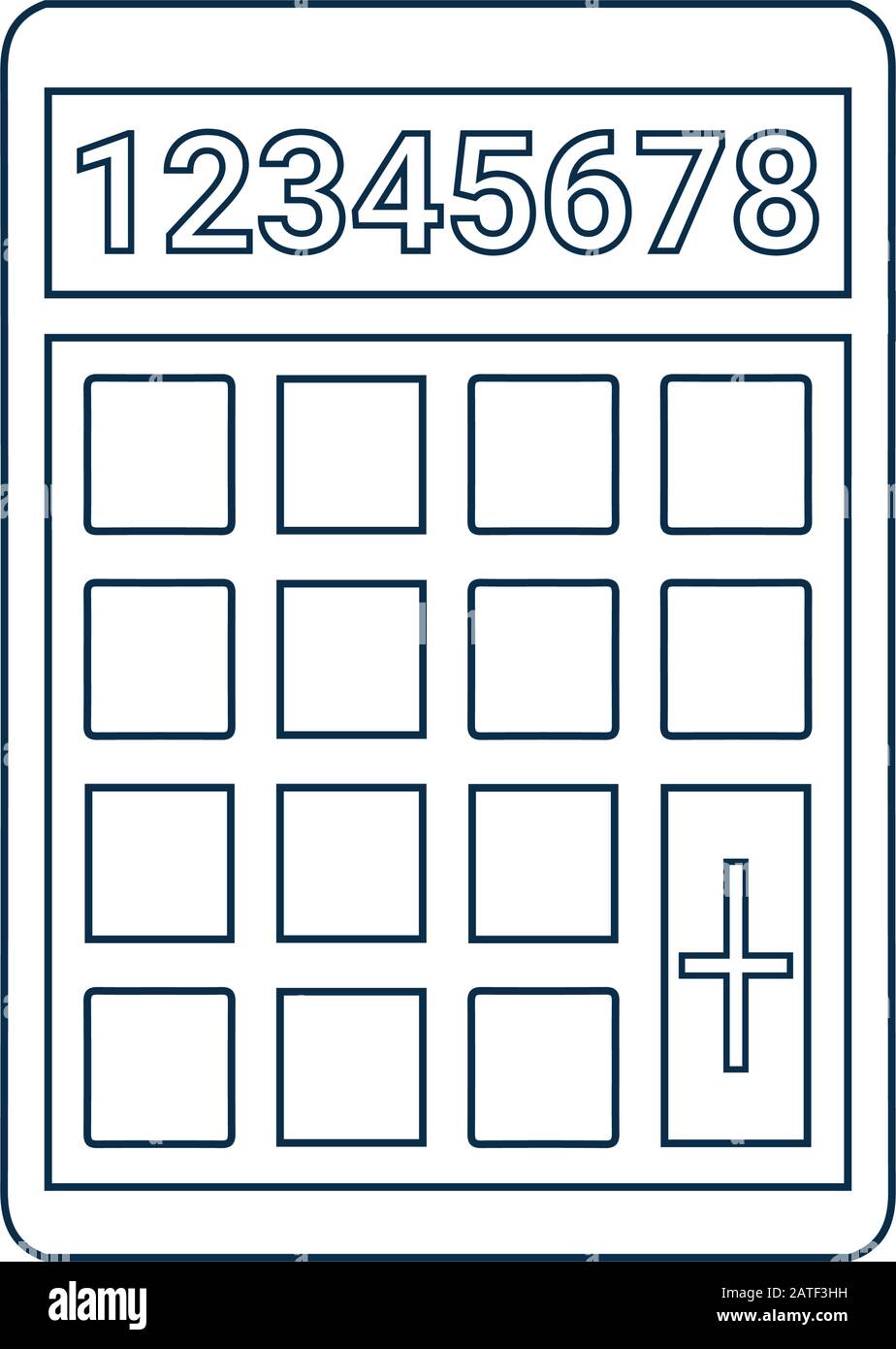 Fully editable Calculator vector icon, digital calculate machine for ...